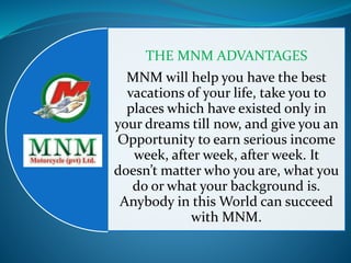 MNM MOTORCYCLE PVT. LTD. presentation | PPT