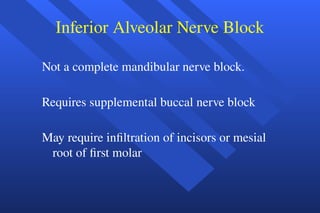 mandibular nerve block reference for everyone who needs it | PPTX