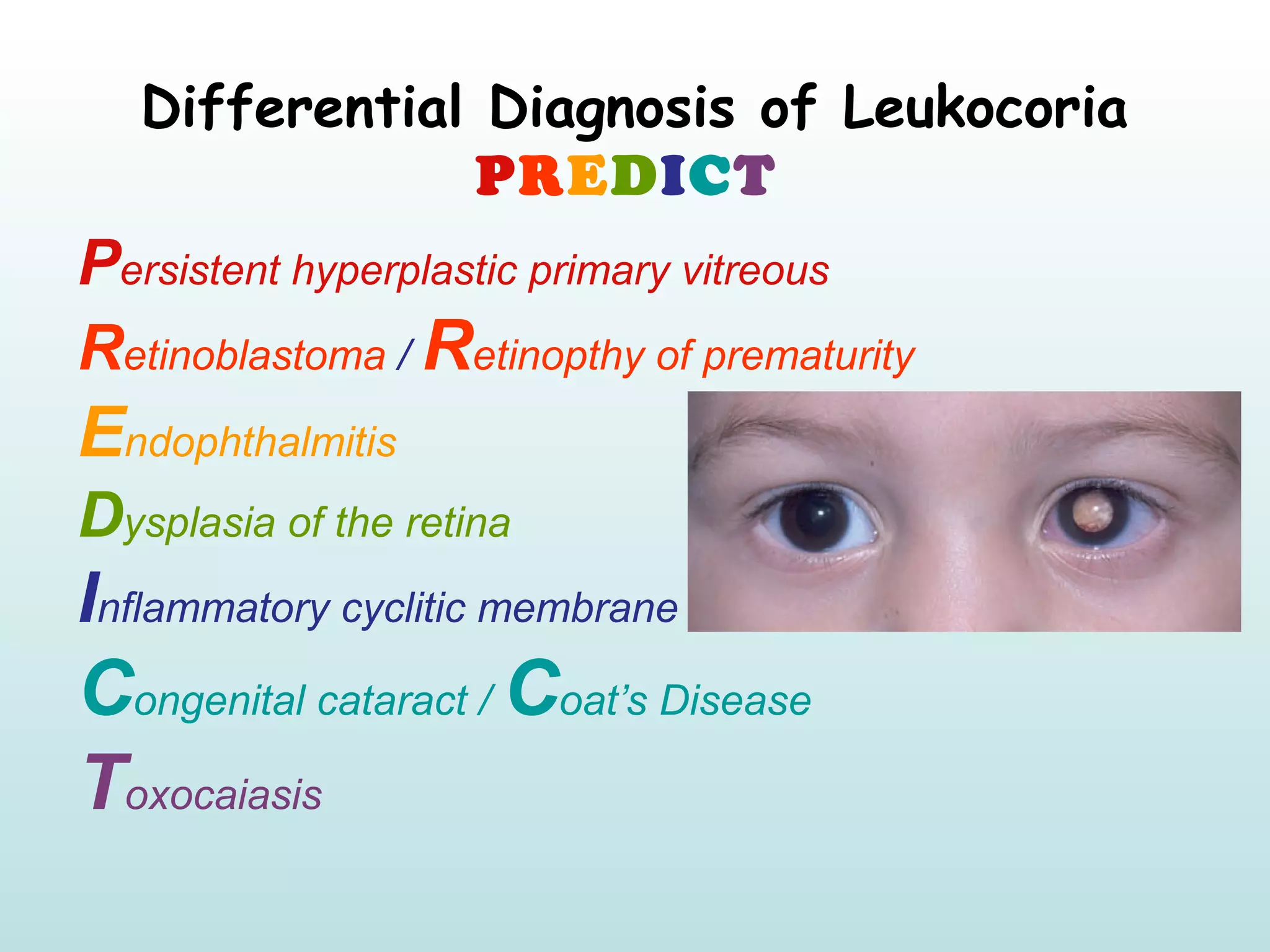 Mnemonics of Ophthalmology II | PPT