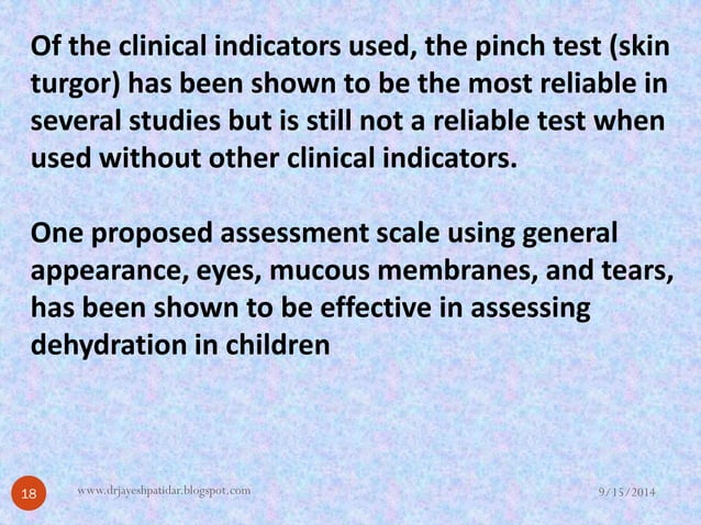Assessing dehydration in children | PDF | Digestive Disorders ...