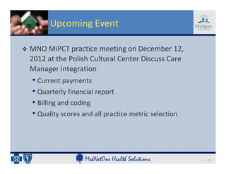 MiPCT Webinar 11/14/2012 | PPT | Free Download