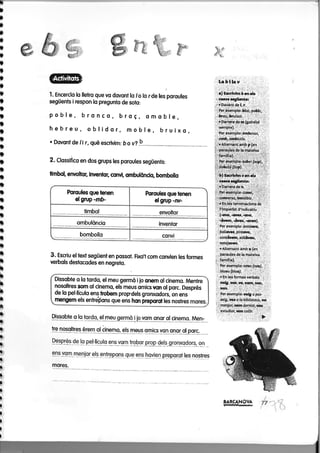 Món ortogràfic 5 solucions | PDF