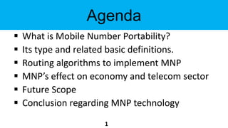 MOBILE NUMBER PORTABILITY--MNP | PPTX