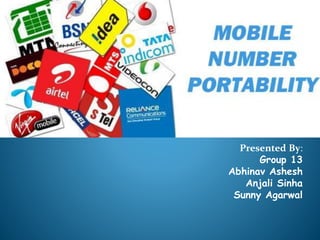 Mobile Number Portability | PPT
