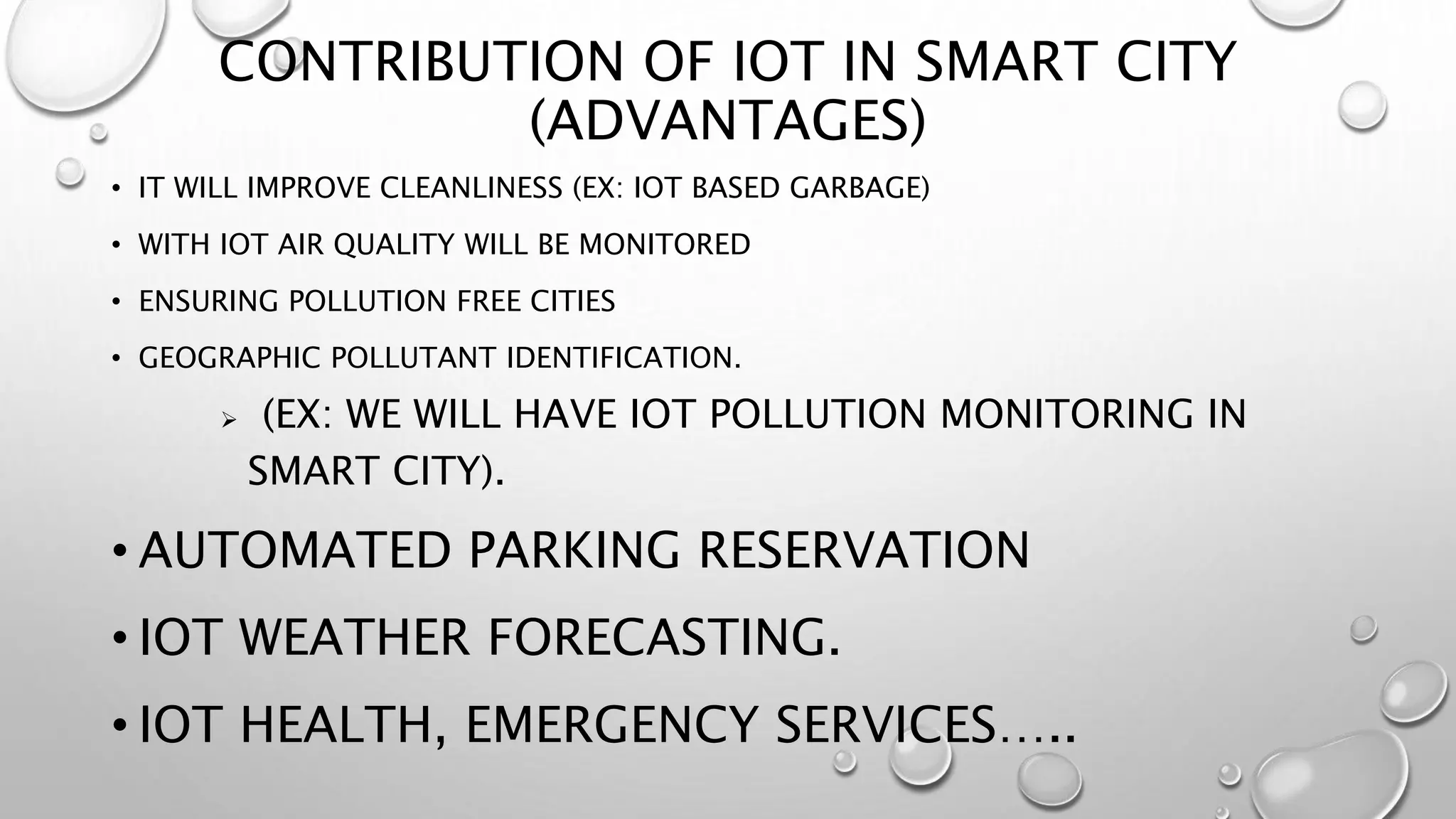 iot smart city project | PPTX