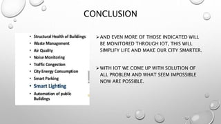 iot smart city project | PPTX