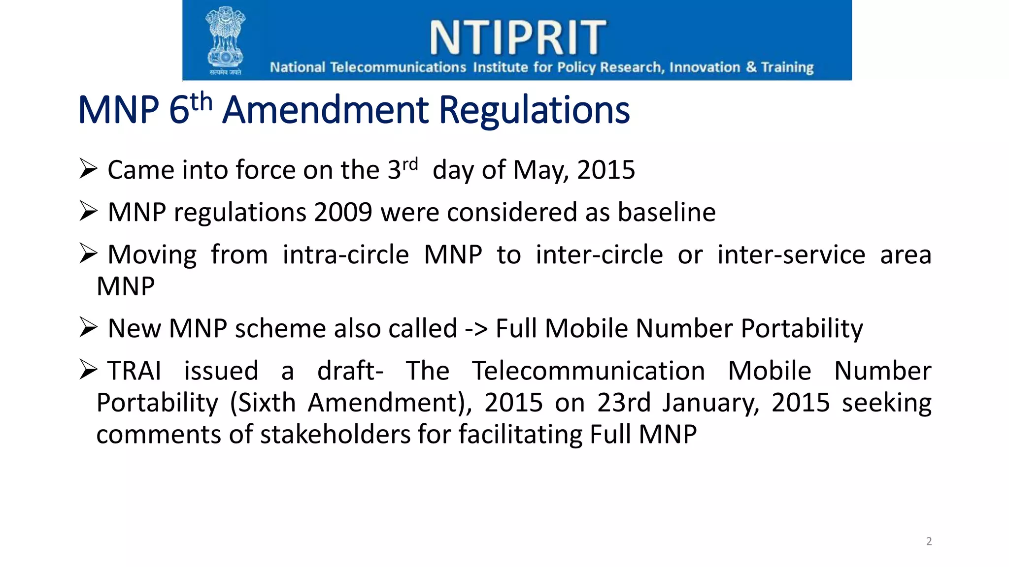 MNP sixth adendment regulations | PPT
