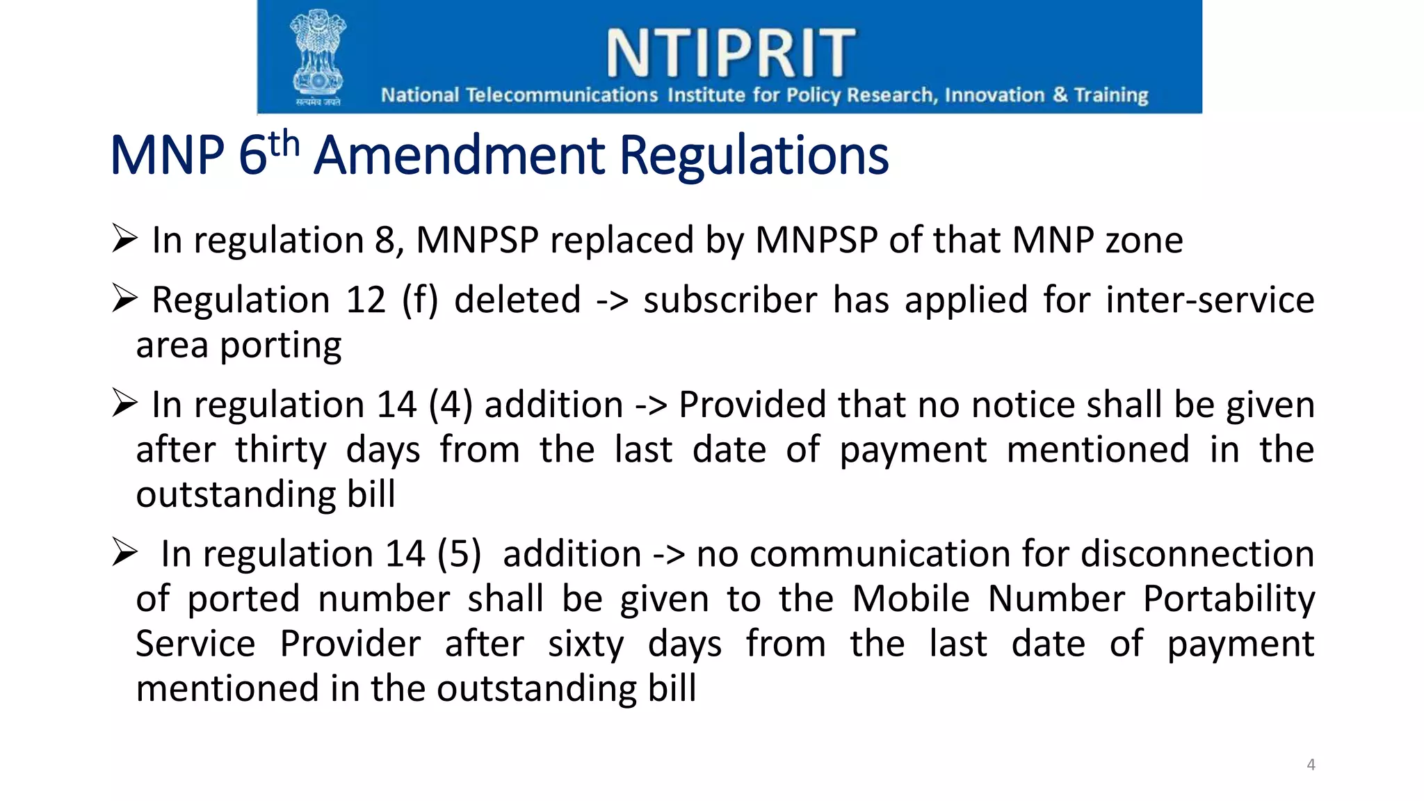 MNP sixth adendment regulations | PPT