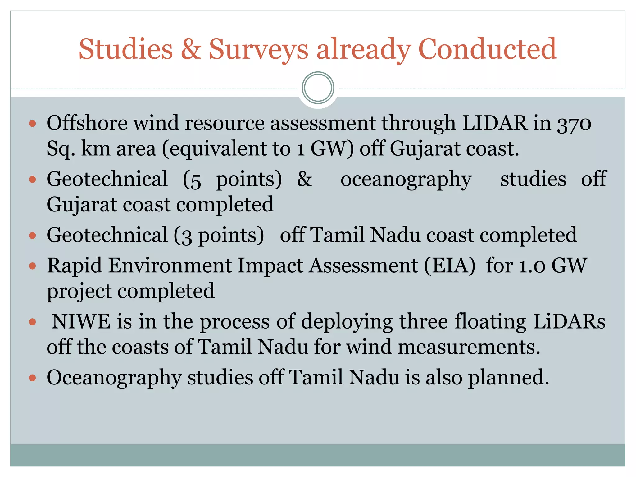 Offshore wind energery development in India | PDF