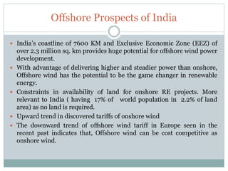 Offshore wind energery development in India | PDF