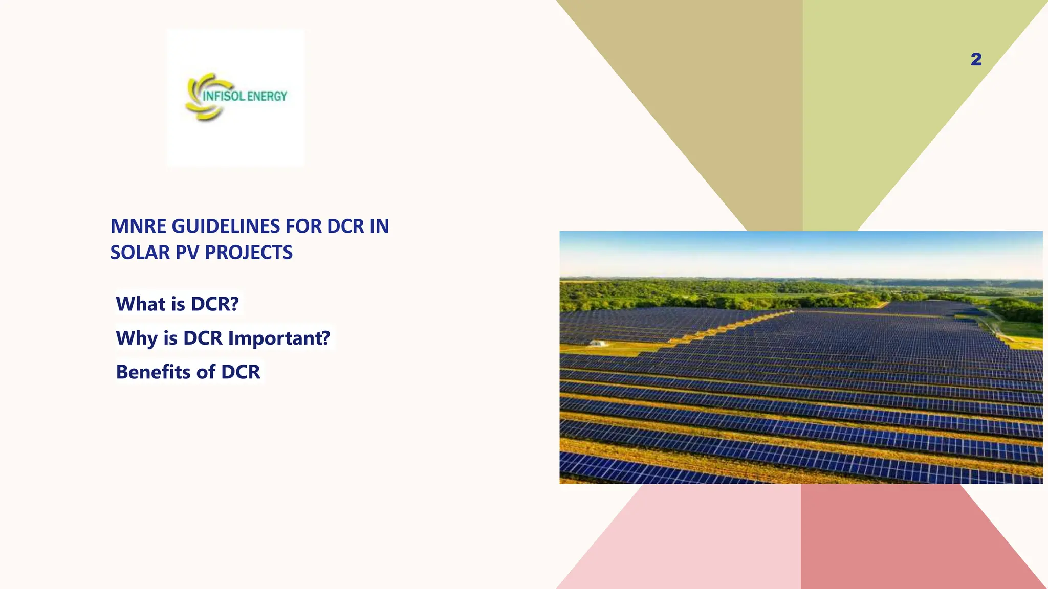 MNRE Guidelines For DCR In Solar PV Projects.pptx