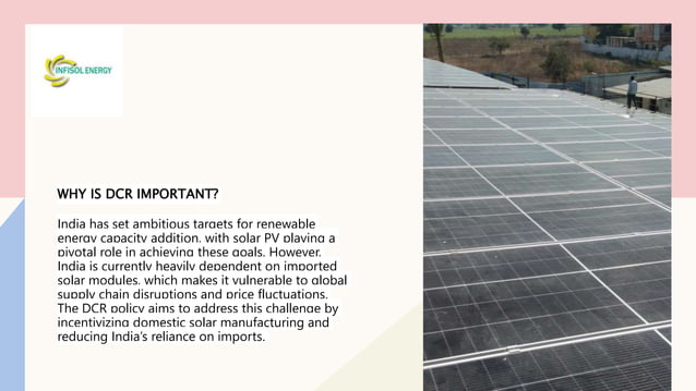 MNRE Guidelines For DCR In Solar PV Projects.pptx