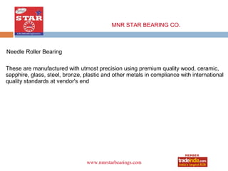 MNR STAR BEARING | PPT