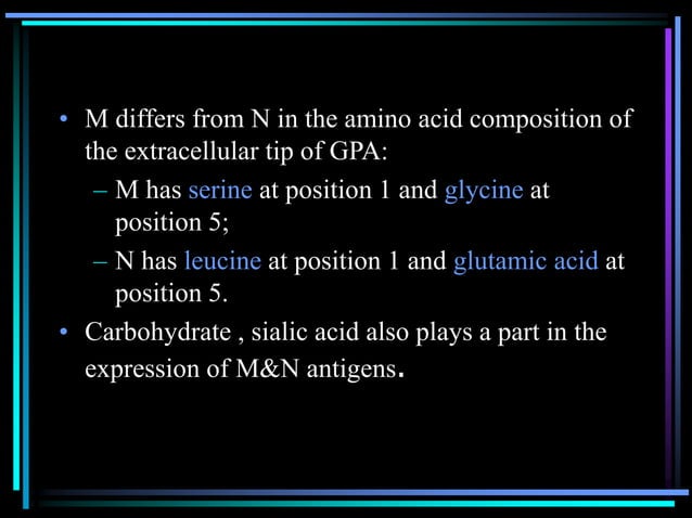 MNS Blood group system powerpoint in.ppt | Blood Disorders | Diseases ...