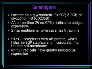 MNS Blood group system powerpoint in.ppt