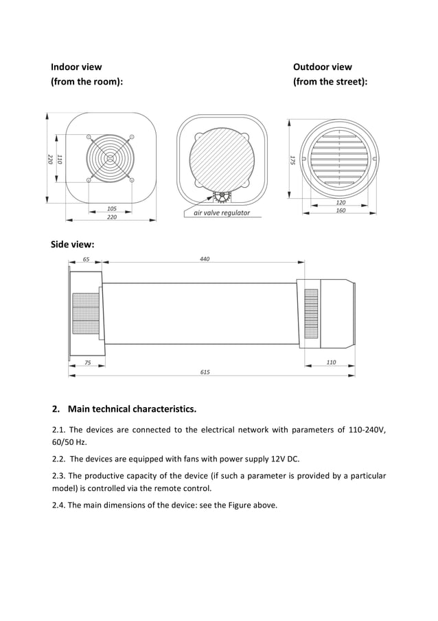 Technical data sheet heat exchanger BOUL