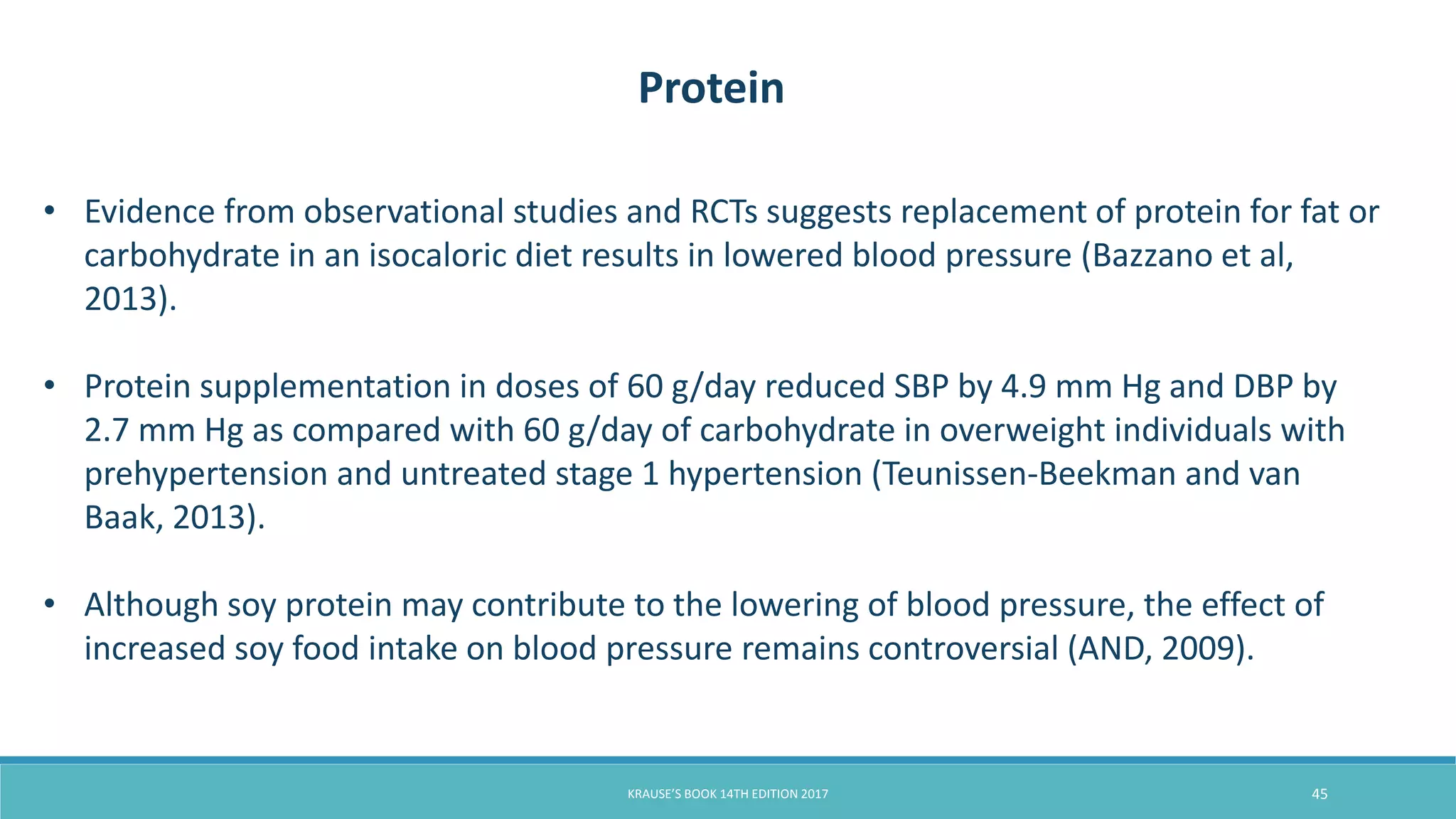 Medical Nutrition Therapy for Cardiovascular Diseases, Krause Book 14th ...