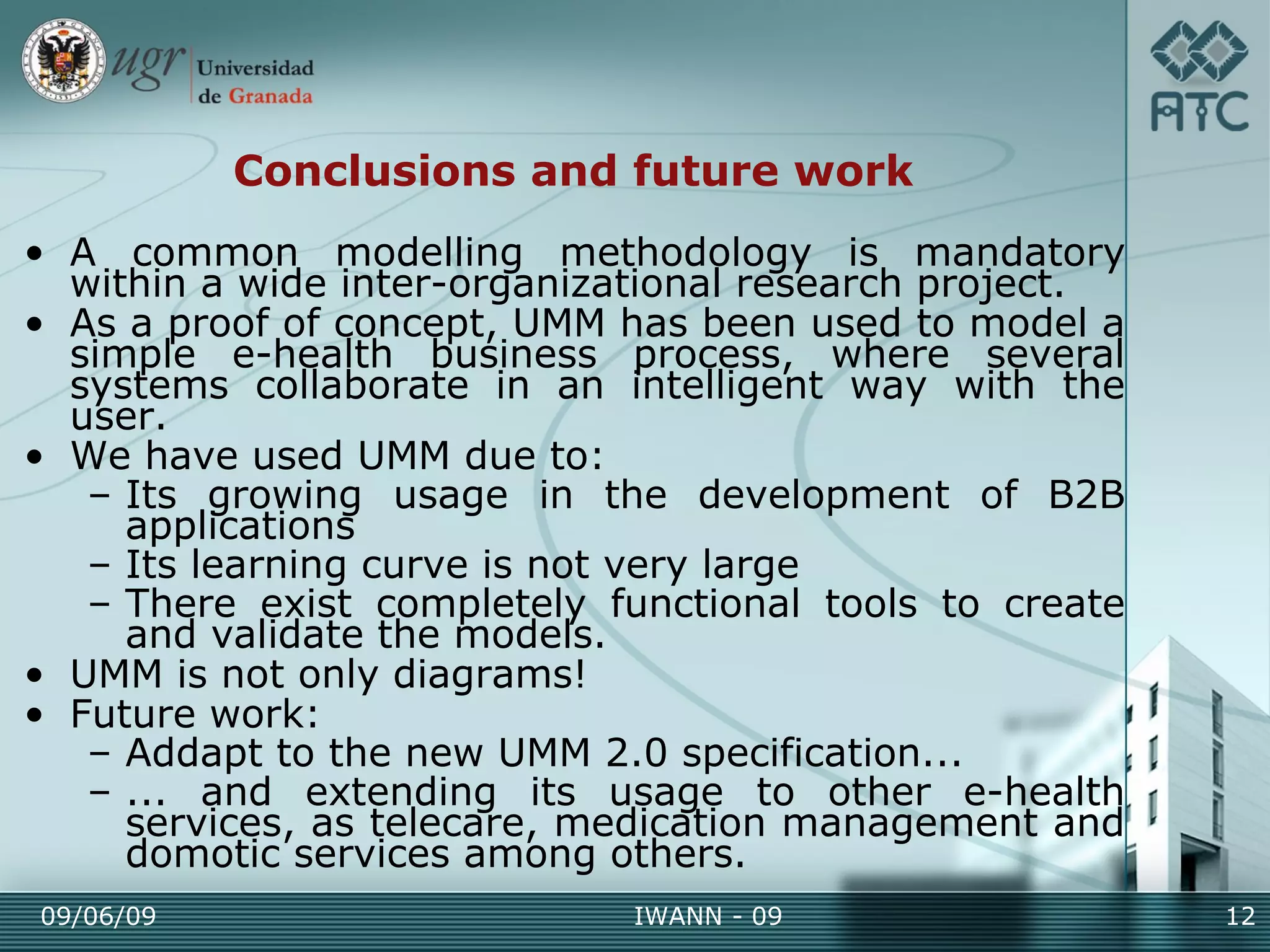 Using UN/CEFACT'S Modelling Methodology in e-health projects | PPT
