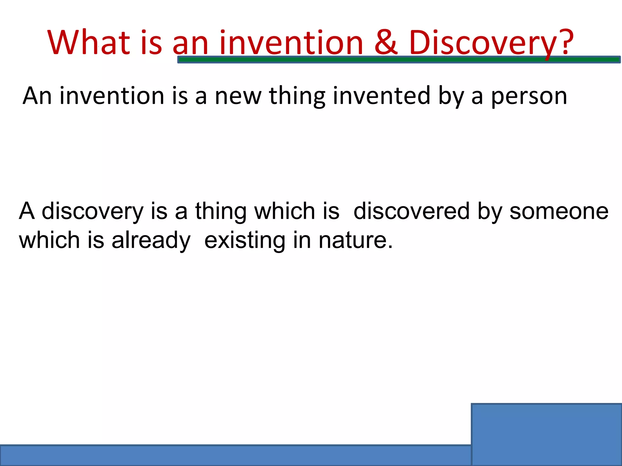 Inventions & Discoveries | PPT