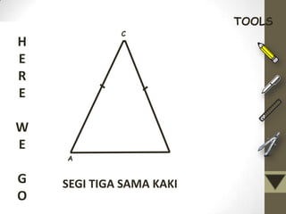 Menggambar Segitiga Istimewa | PPTX