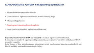 Adult onset nephro syndrome................ | PPT
