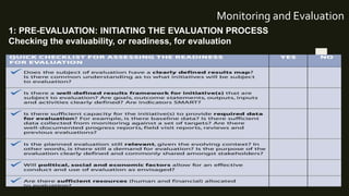 Monitoring and Evaluation of Plan | PPTX