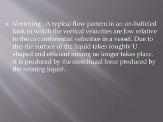 Mixing - Mechanical Operations | PPTX