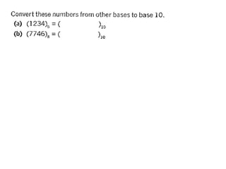 Maths Olympiad - Bases other than Ten | PPSX