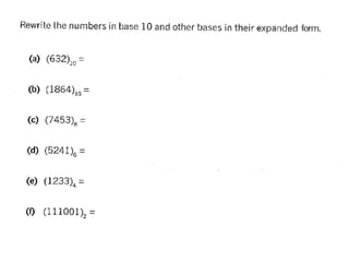 Maths Olympiad - Bases other than Ten | PPT