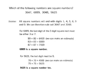 Mo square-numbers | PPT