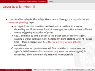 Multi-paradigm Coordination for MAS | PPT