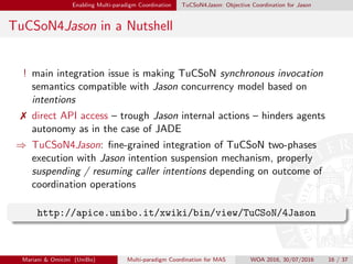 Multi-paradigm Coordination for MAS | PPT