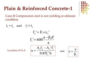 Lec 17-flexural analysis and design of beamns1 | PPT