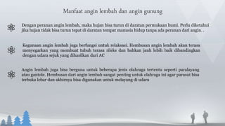 ANGIN GUNUNG & ANGIN LEMBAH | PPTX