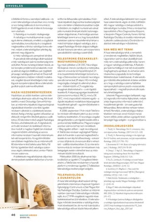 A teleradiológia alkalmazása hazánkban | PDF