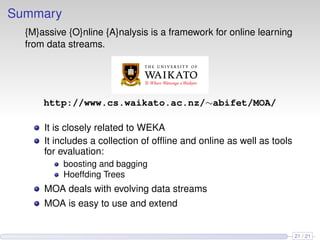 MOA : Massive Online Analysis | PDF | Programming Languages | Computing