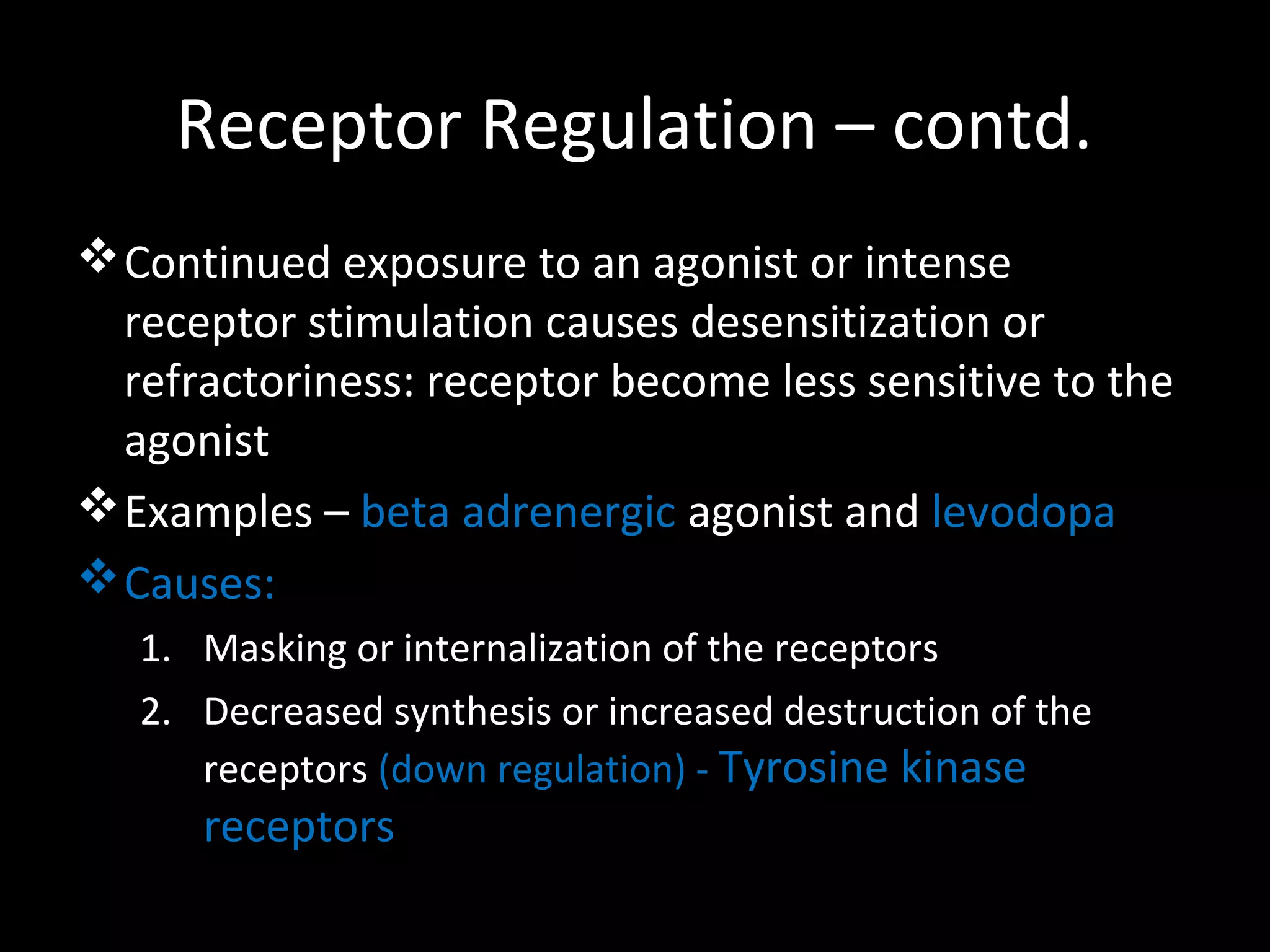 mechanism of action of drugs | PPT