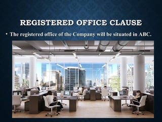 Memorandum of Association | PPT