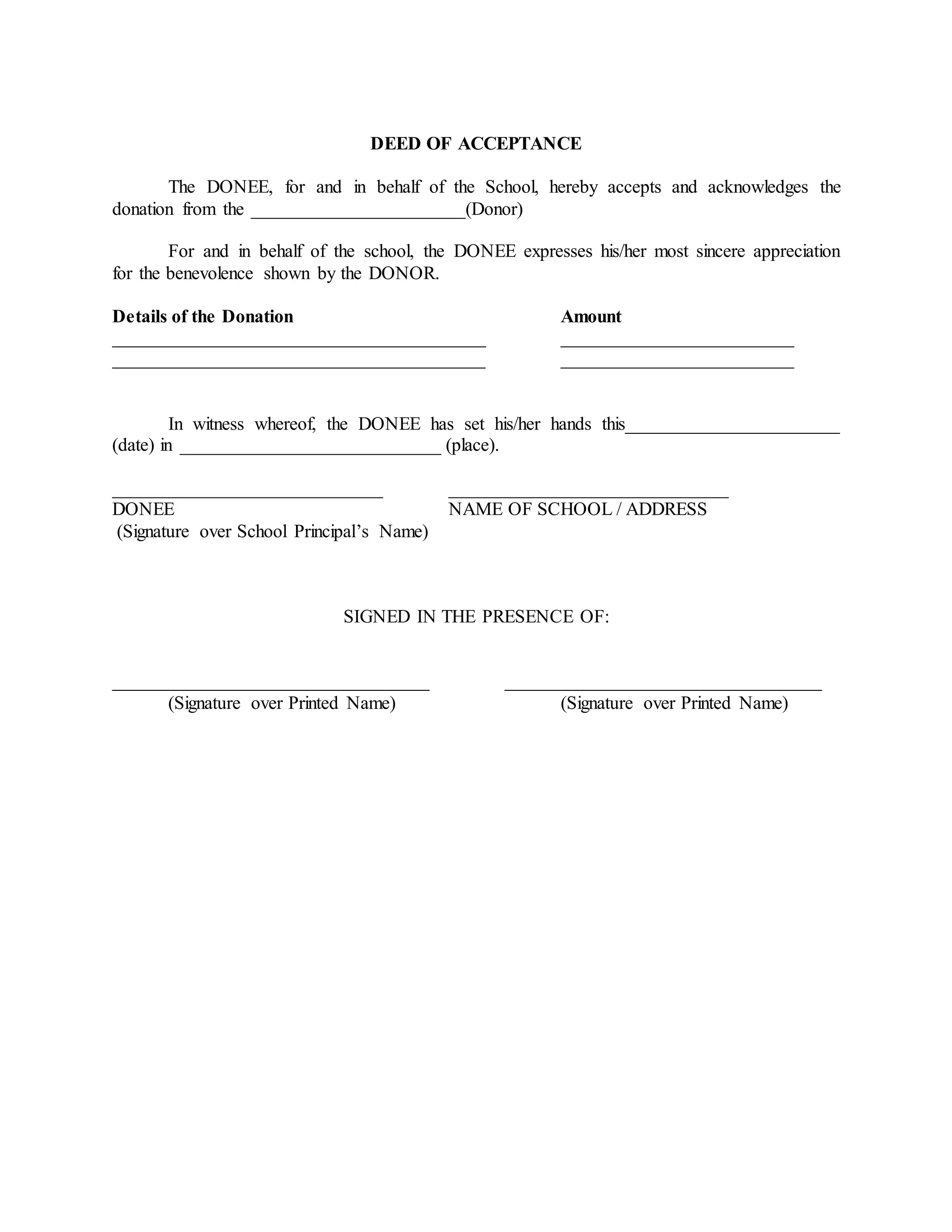 Moa deeds-template | DOC