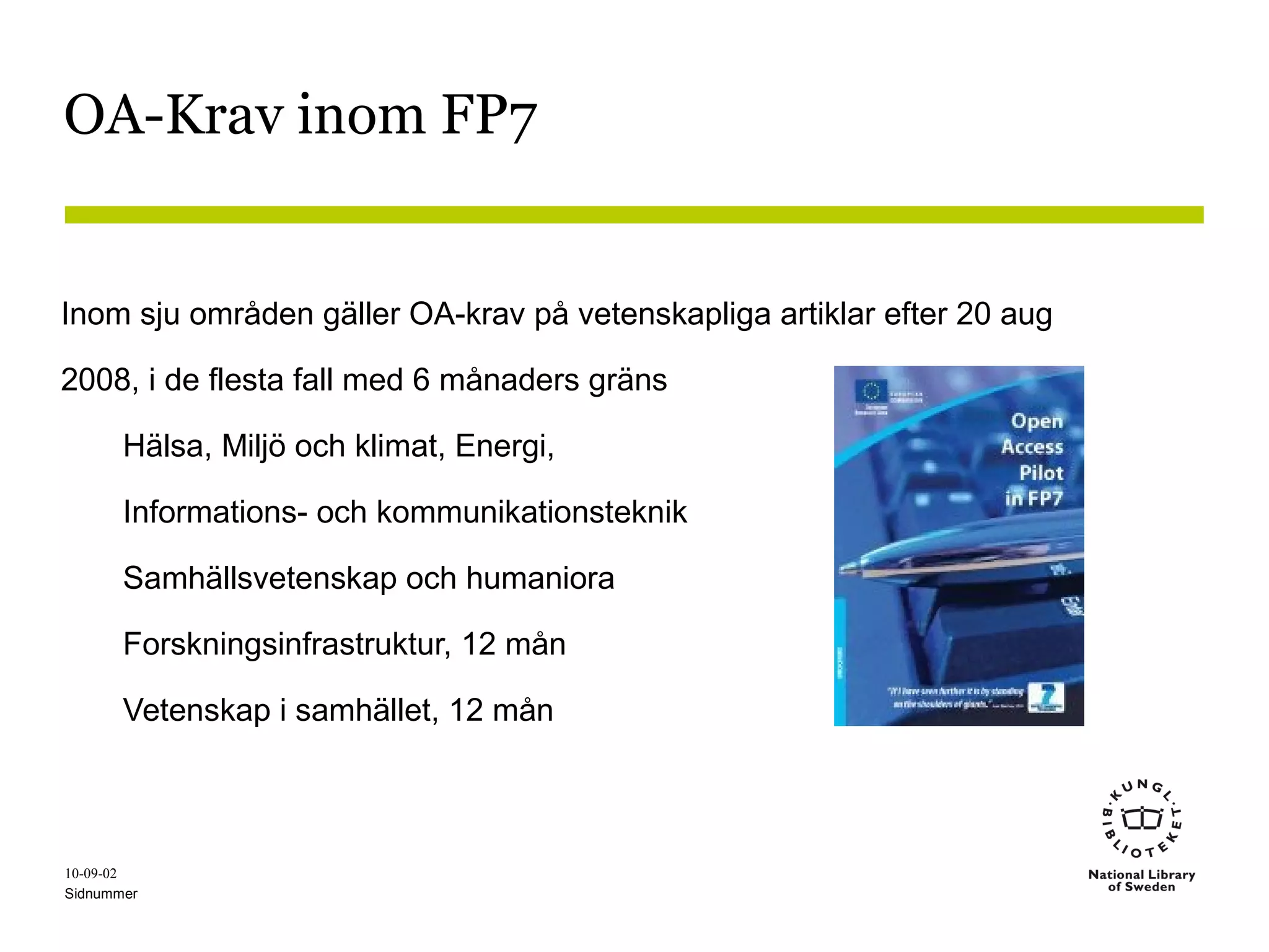 OpenAIRE Moa inledning jh | PPT