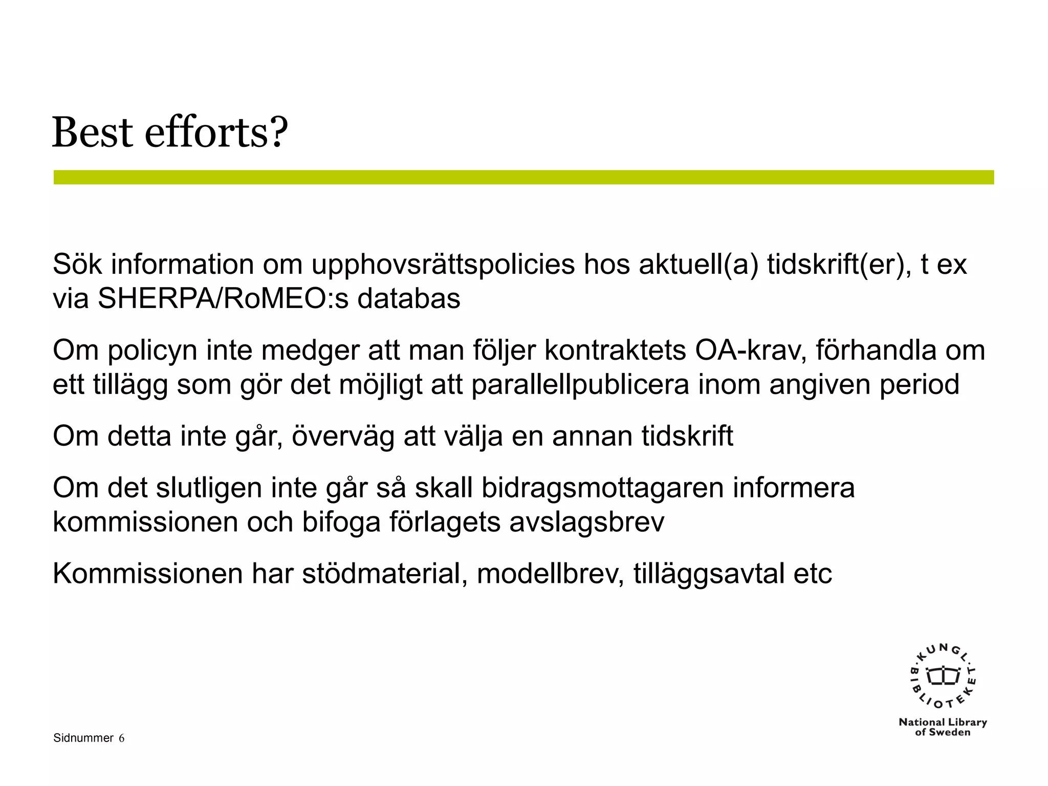 OpenAIRE Moa inledning jh | PPT | Science