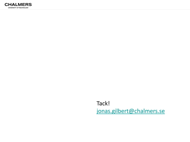ORCID - medlemskap och implementering vid Chalmers | PPT