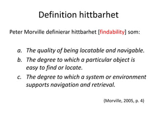 MOA 2015, Open Aceess och hittbarhet | PPT