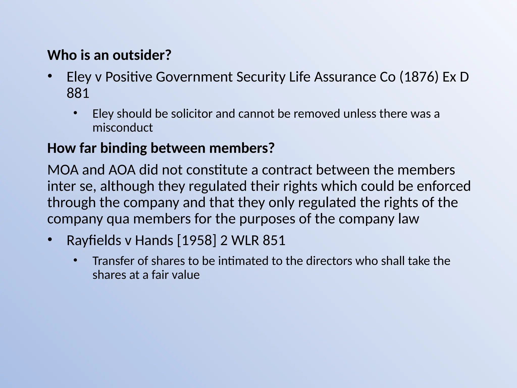 MOA and AOA as explained under the companies act of Indian law | PPTX