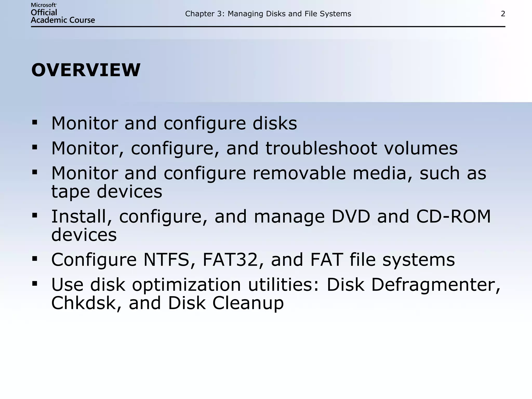 Microsoft Windows XP/OS Chapt03 | PPT
