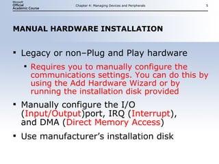 IT103Microsoft Windows XP/OS Chap04 | PPT