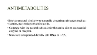 Mechanism of action of Anti CANCER DRUGS.pptx