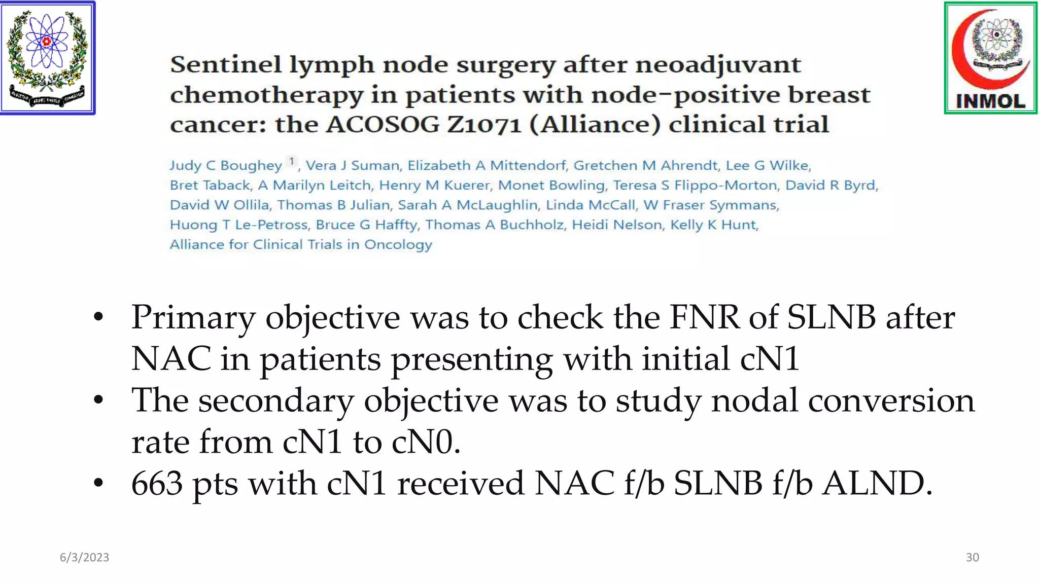 management of axilla in ca breast | PPTX
