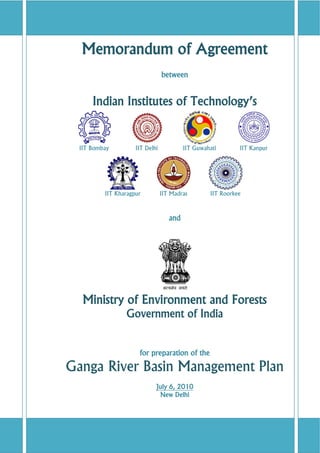 Memorandum of Agreement between IIT Consortium and Ministry of ...