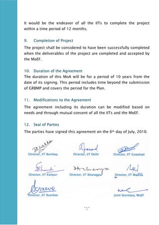 Memorandum of Agreement between IIT Consortium and Ministry of ...
